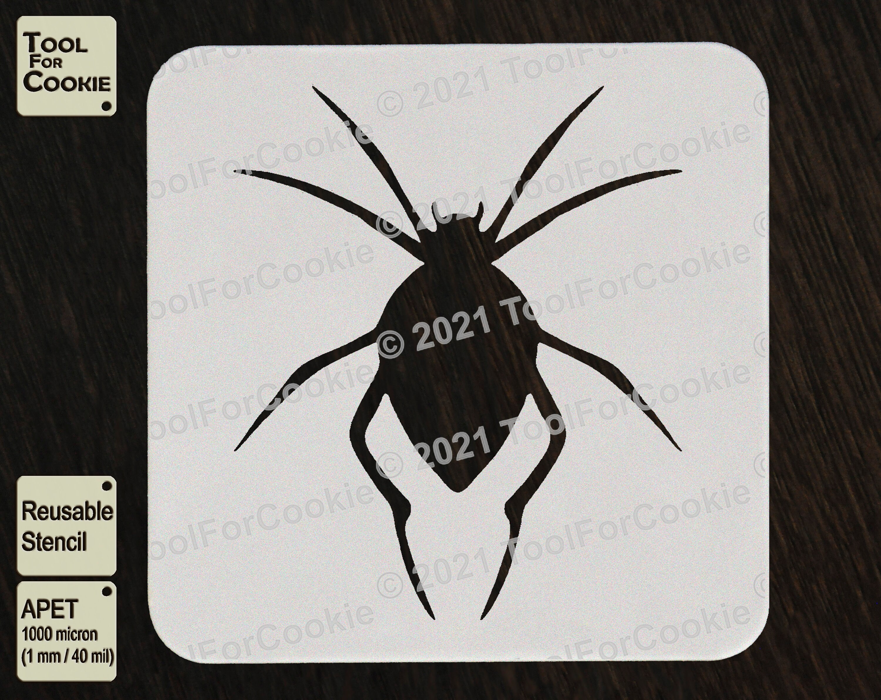 Spider Stencil Custom Stencil Any Font Any Design Any - Etsy