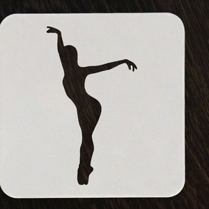 Ballerina Stencil Ballet Stencil Custom Stencil Any Font | Etsy