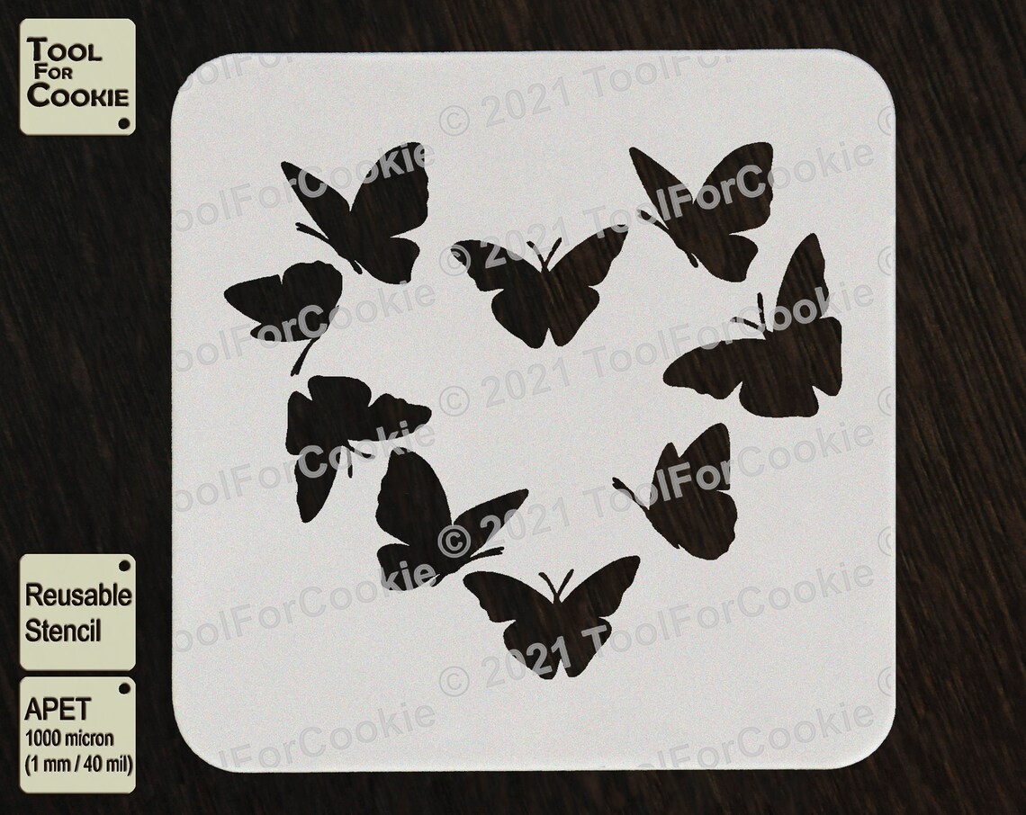 Butterfly Stencil - Etsy