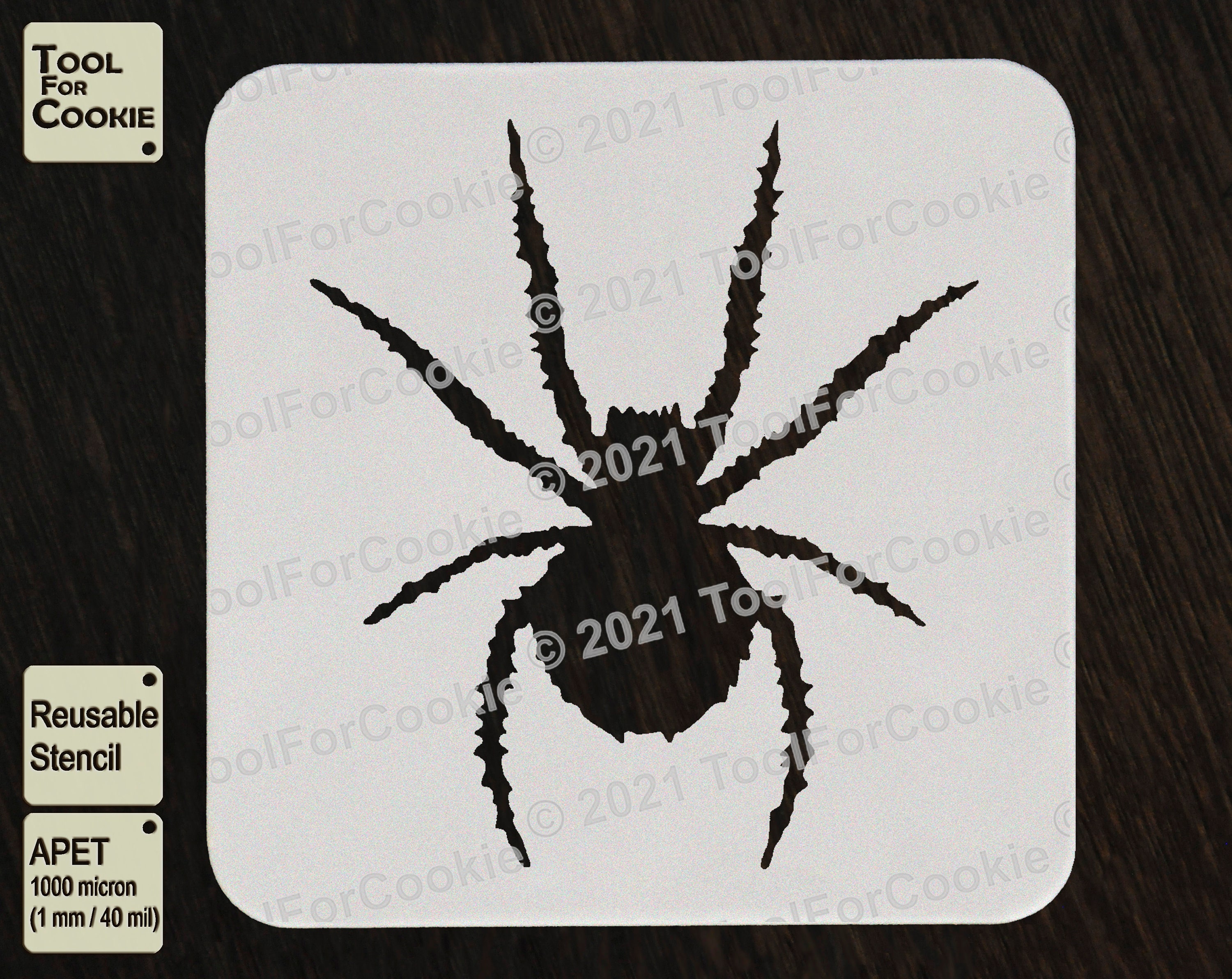Spider Stencil Custom Stencil Any Font Any Design Any - Etsy