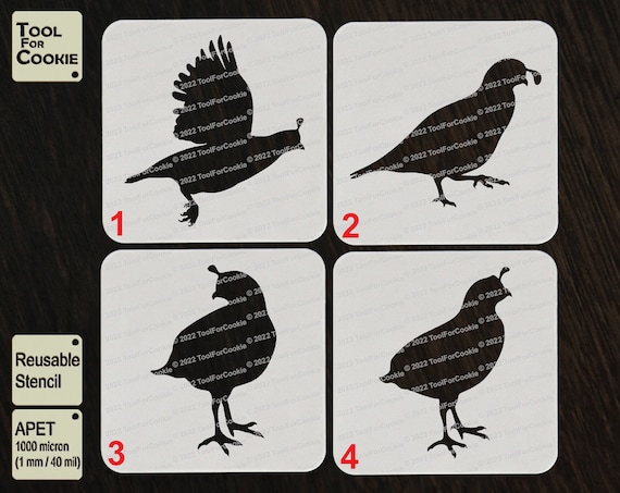 Quail Bird Stencil - Etsy