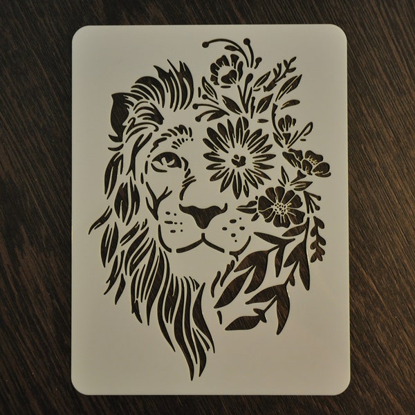 Lion Stencil - Etsy