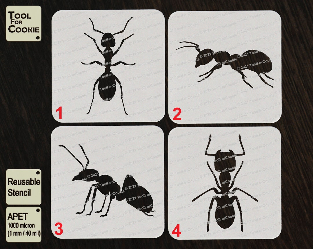 Ant Stencil, Insect Stencil - Etsy
