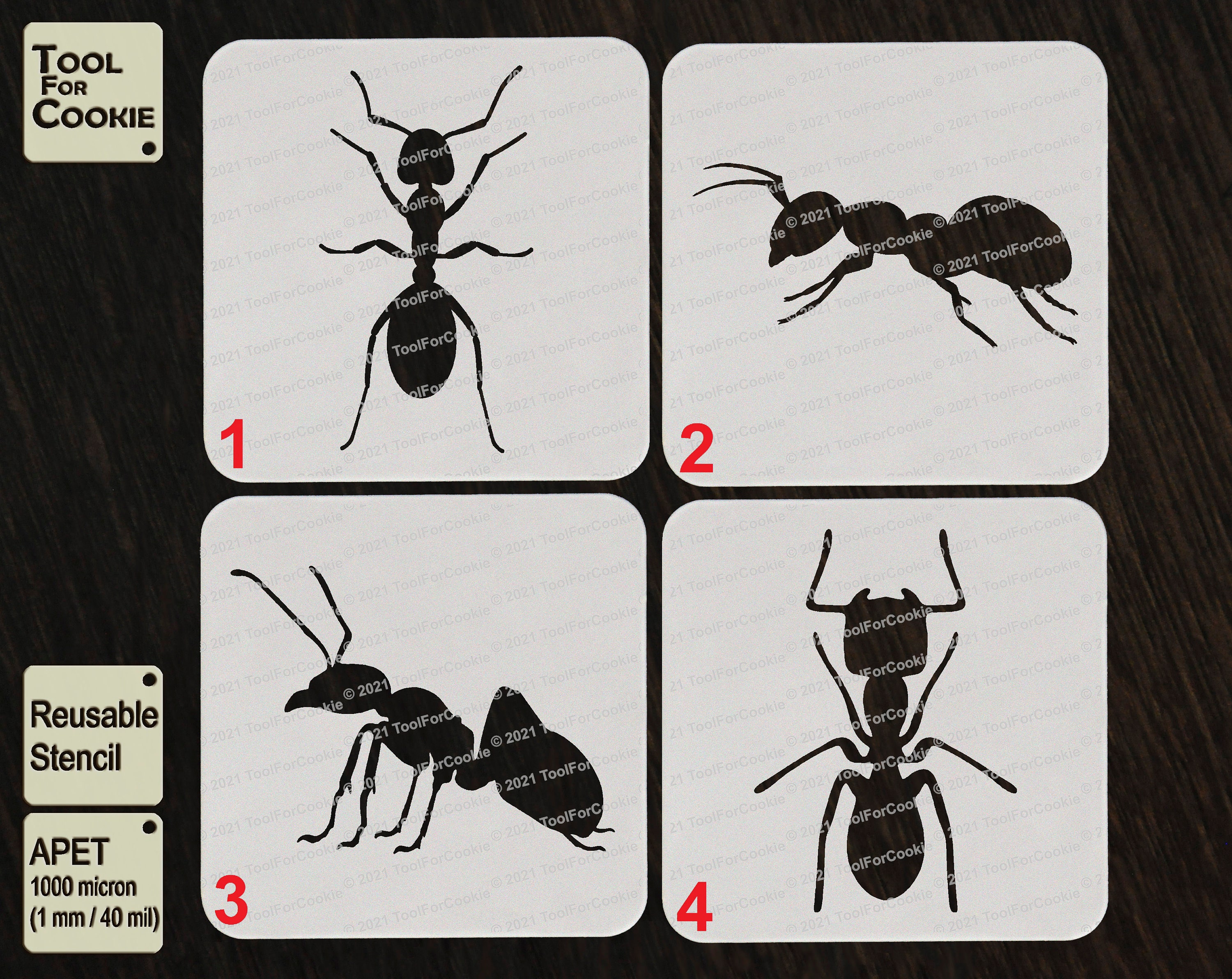 Ant Stencil Insect Stencil - Etsy