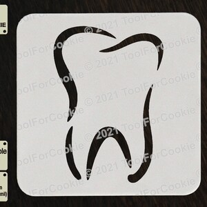 Tooth-shaped Stencil, Dentist Stencil - Etsy