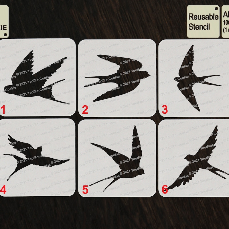 Bird Stencils - Etsy