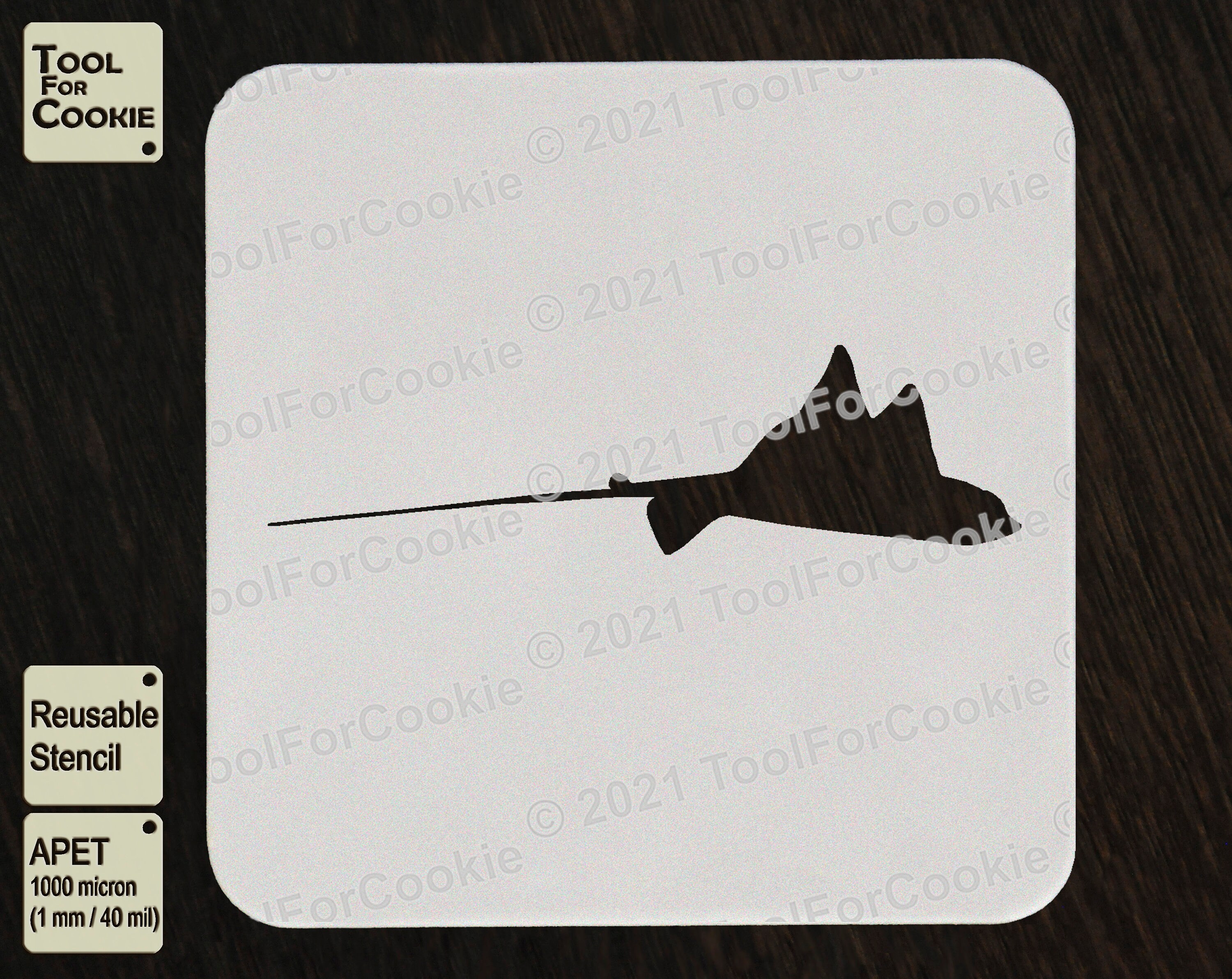 Devil Fish Stencil Devil Ray Stencil | Etsy