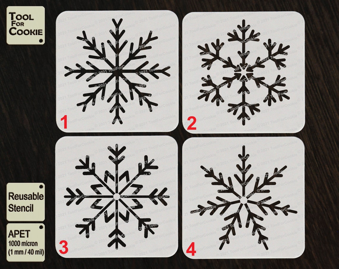 Snowflake Stencil | Etsy