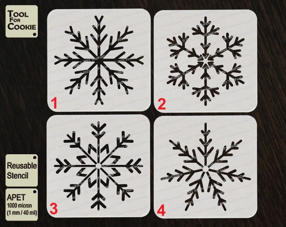 Snowflake Stencil | Etsy