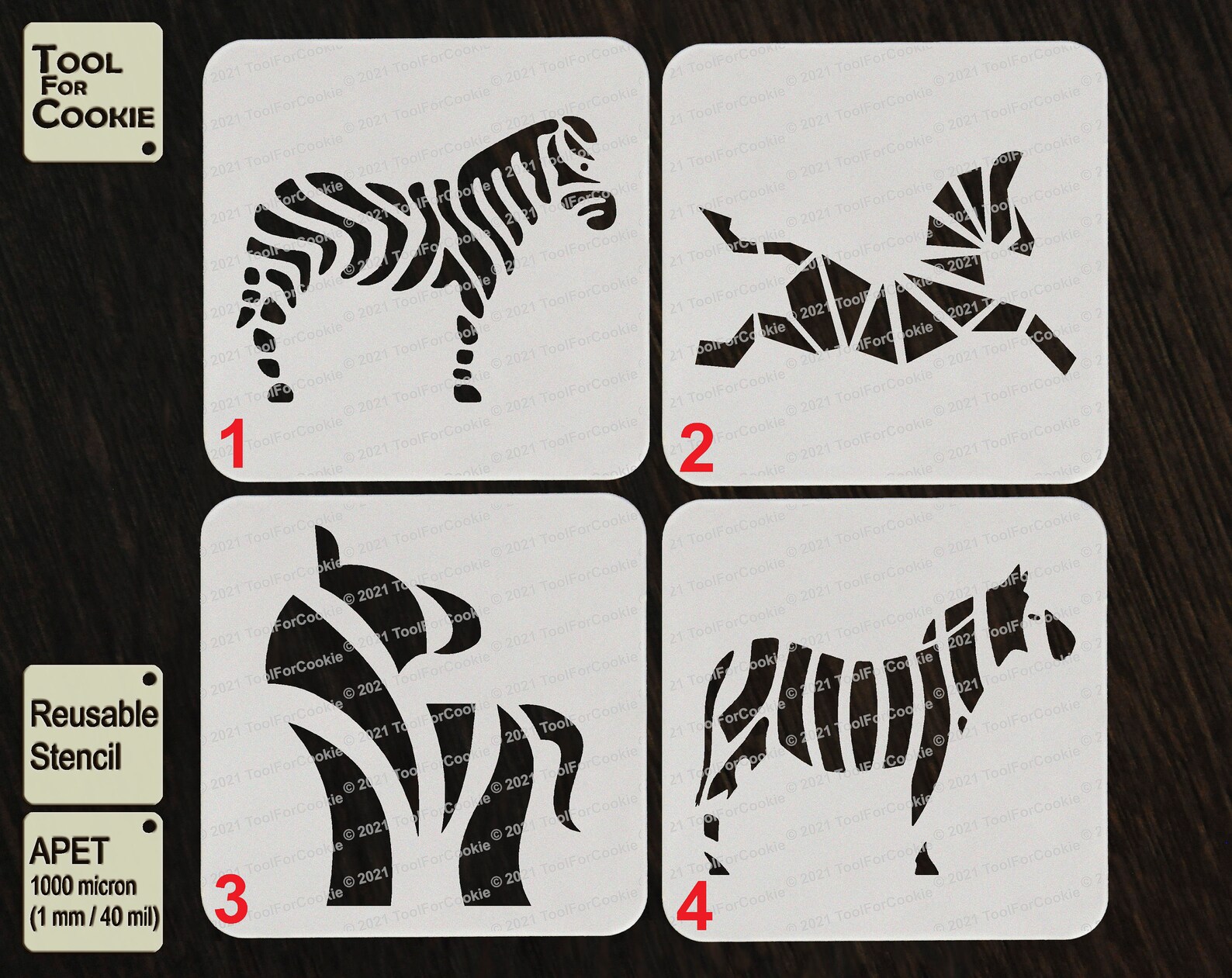 Zebra Stencil - Etsy