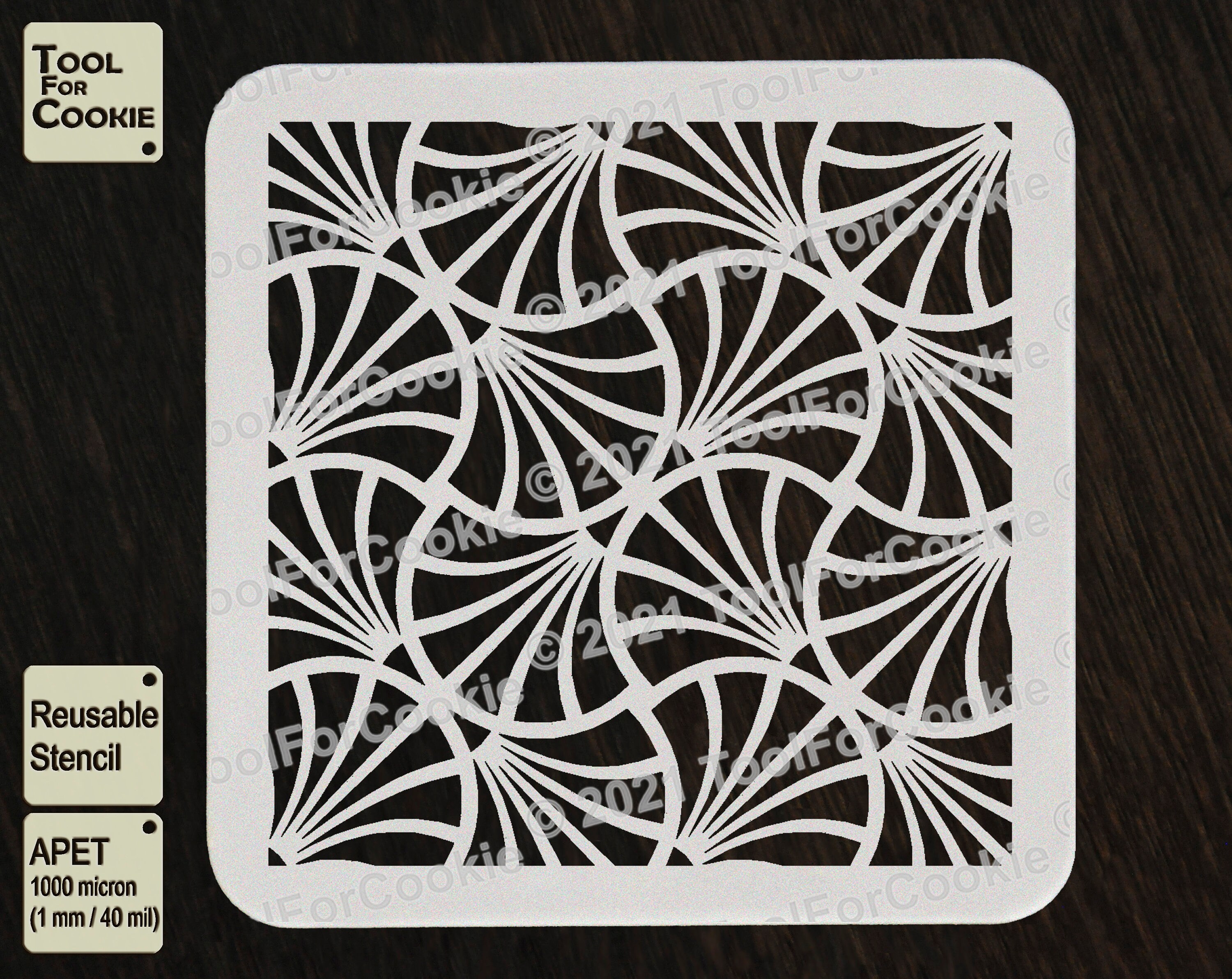 Decorative Pattern Reusable Stencil - Etsy