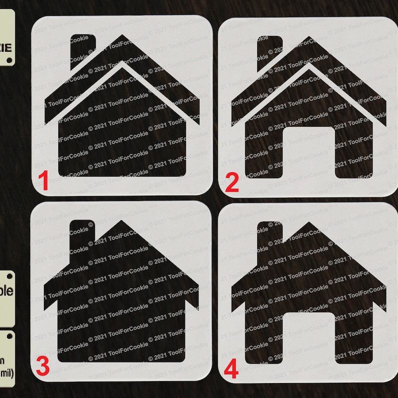 House Stencil - Etsy