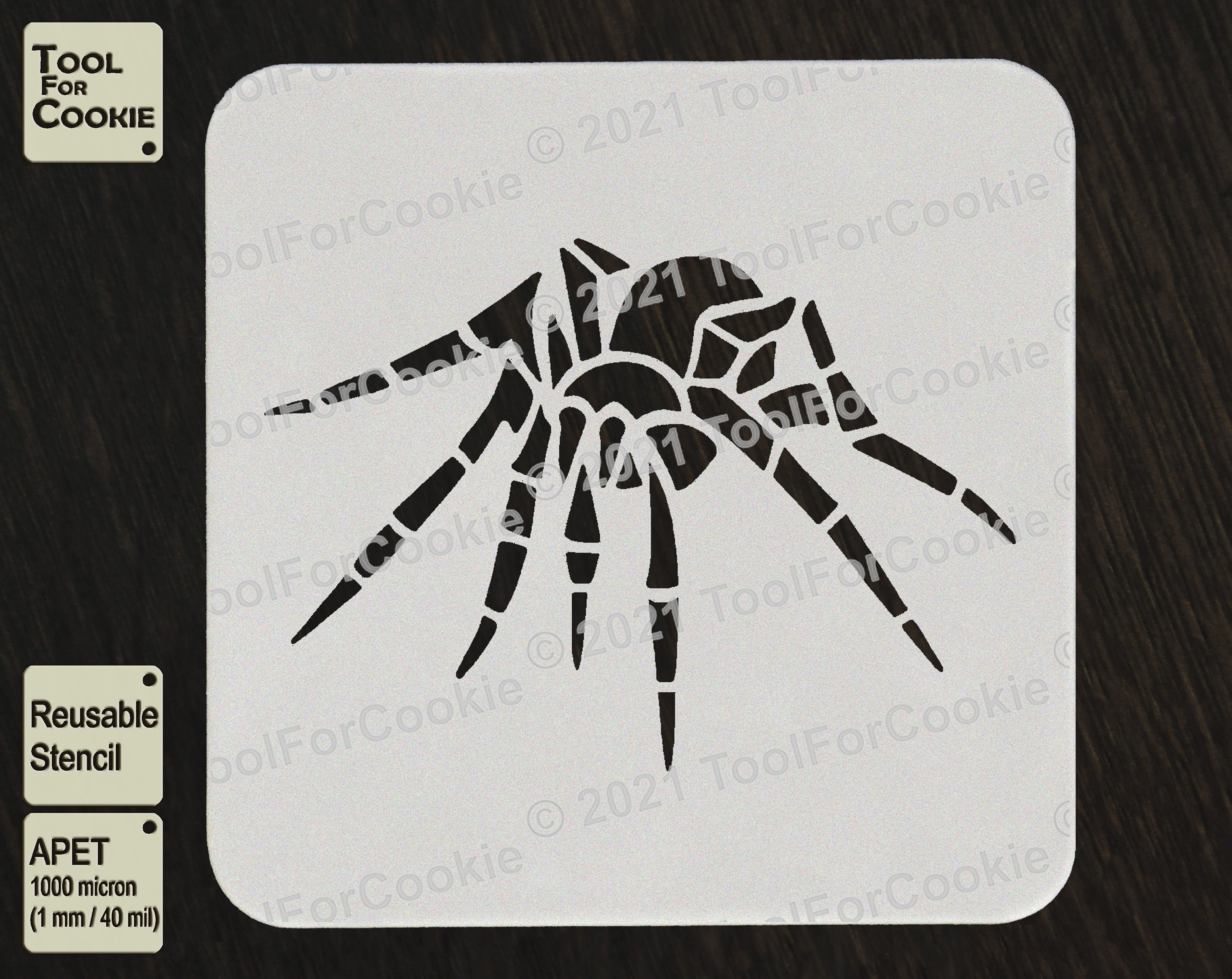 Spider Stencil Custom Stencil Any Font Any Design Any | Etsy