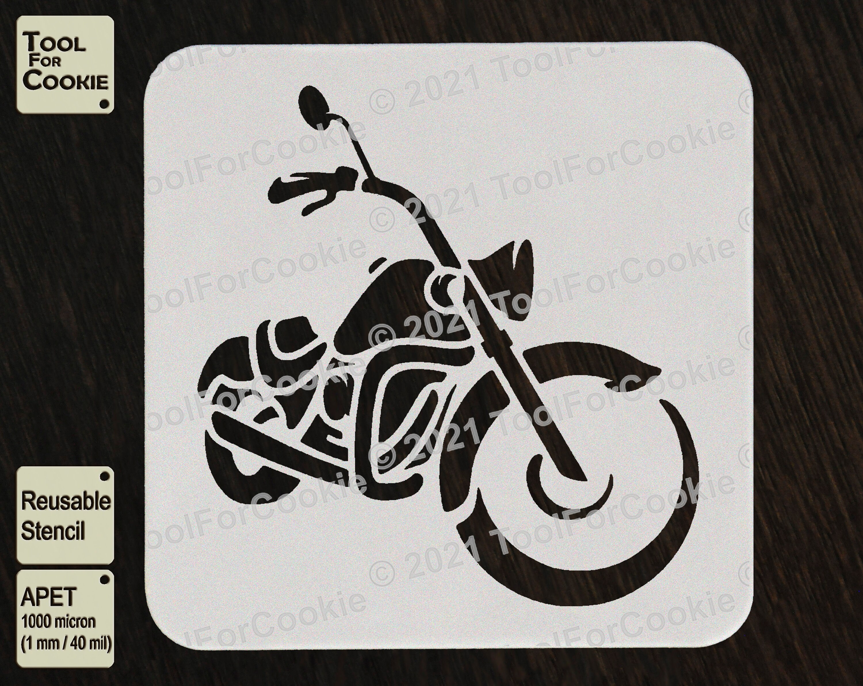 Motorcycle Stencil - Etsy