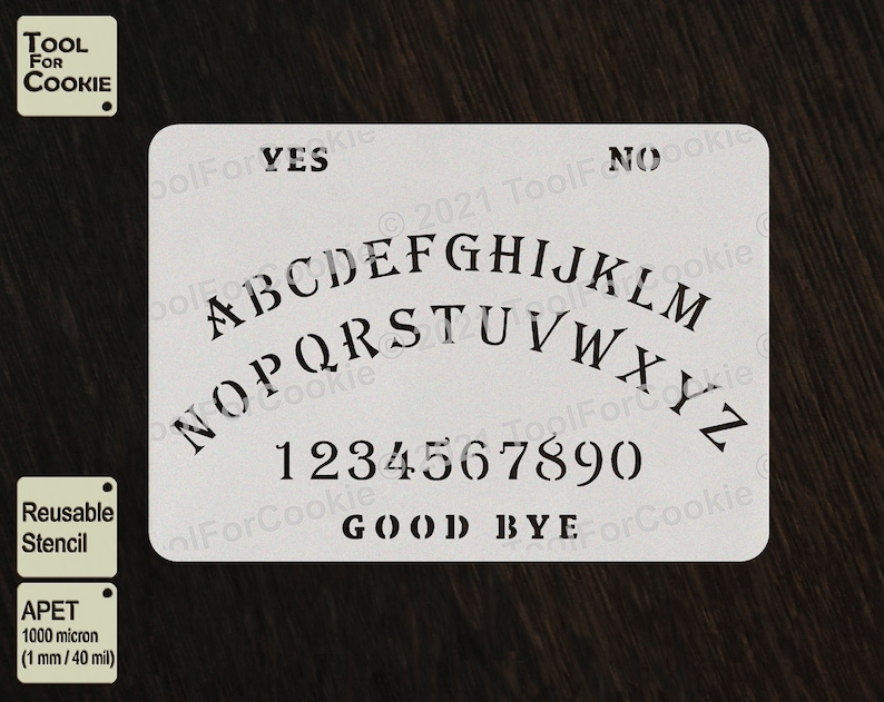 Ouija Board Stencil Etsy