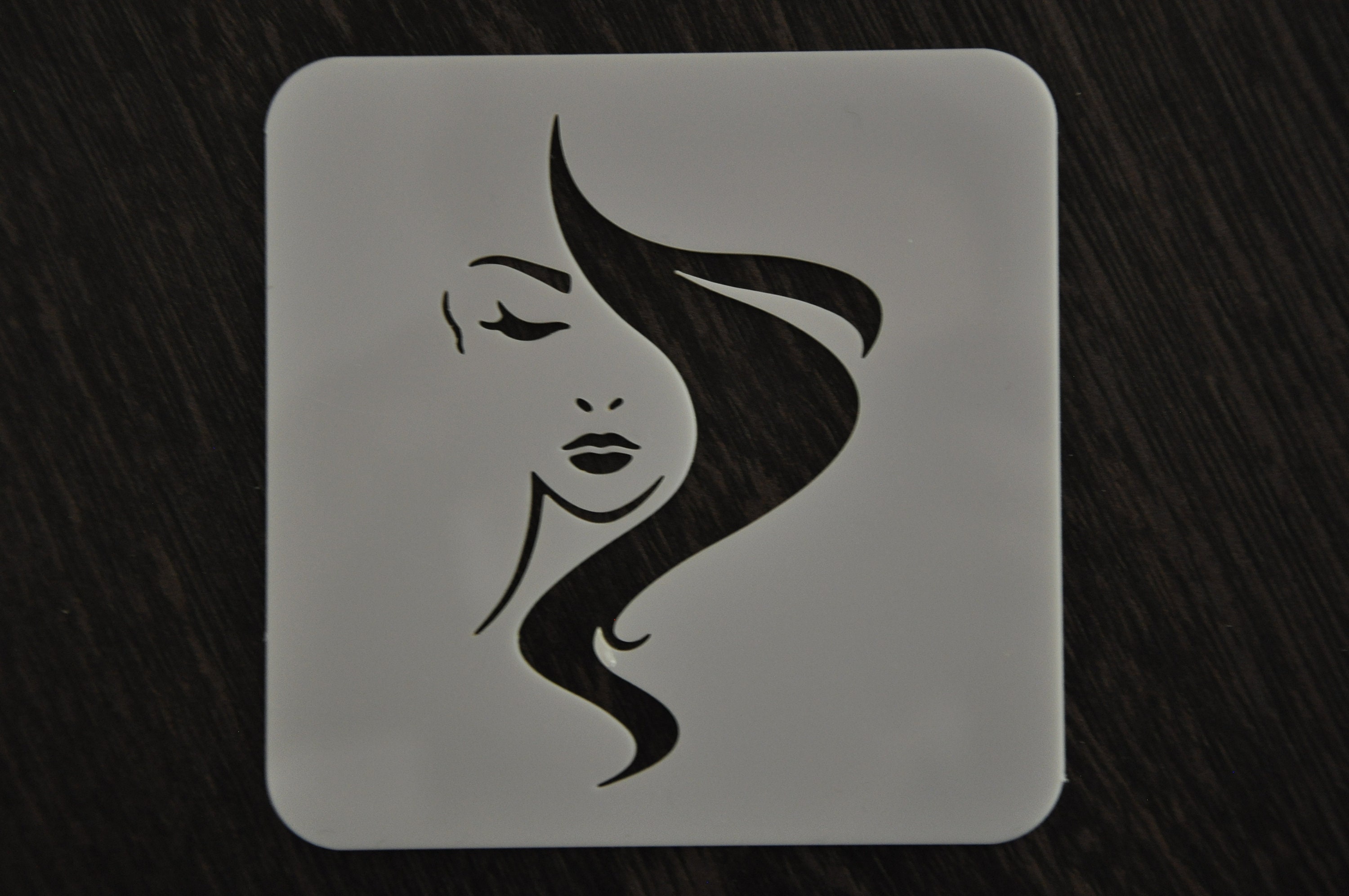 Women Stencil Woman's Face Stencil Custom Stencil Any - Etsy