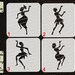 African Tribal Dancer Stencil, African Motives Art - Etsy