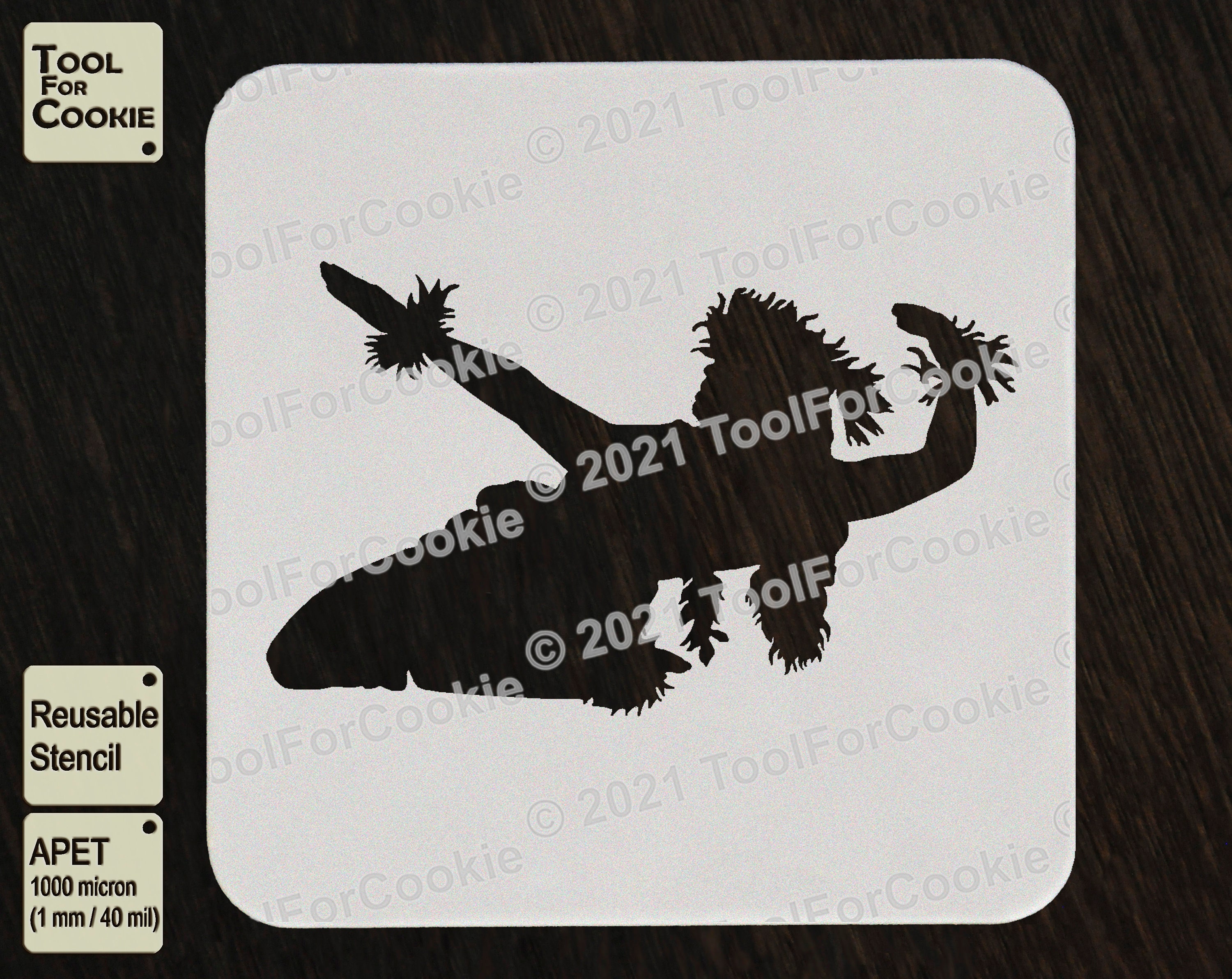 Hawaiian Hula Girl Stencil, Custom Stencil, Any Font, Any Design, Any ...