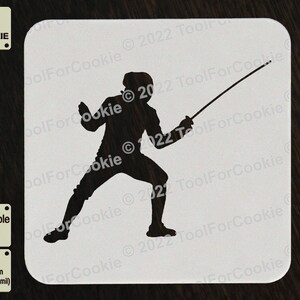 Fencing Stencil, Swordplay Stencil, Singlestick Stencil - Etsy