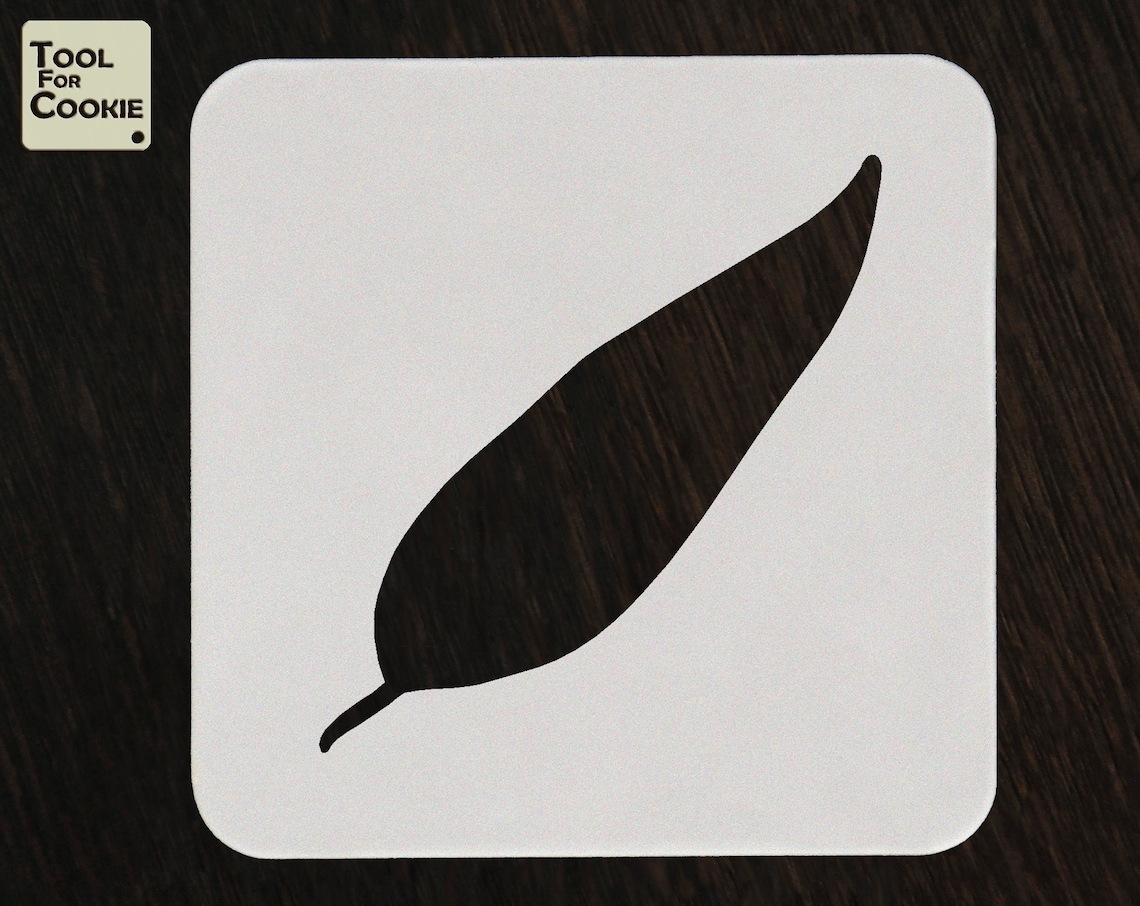 Hornbeam leaf stencil Gum tree leaf stencil Ginkgo leaf | Etsy