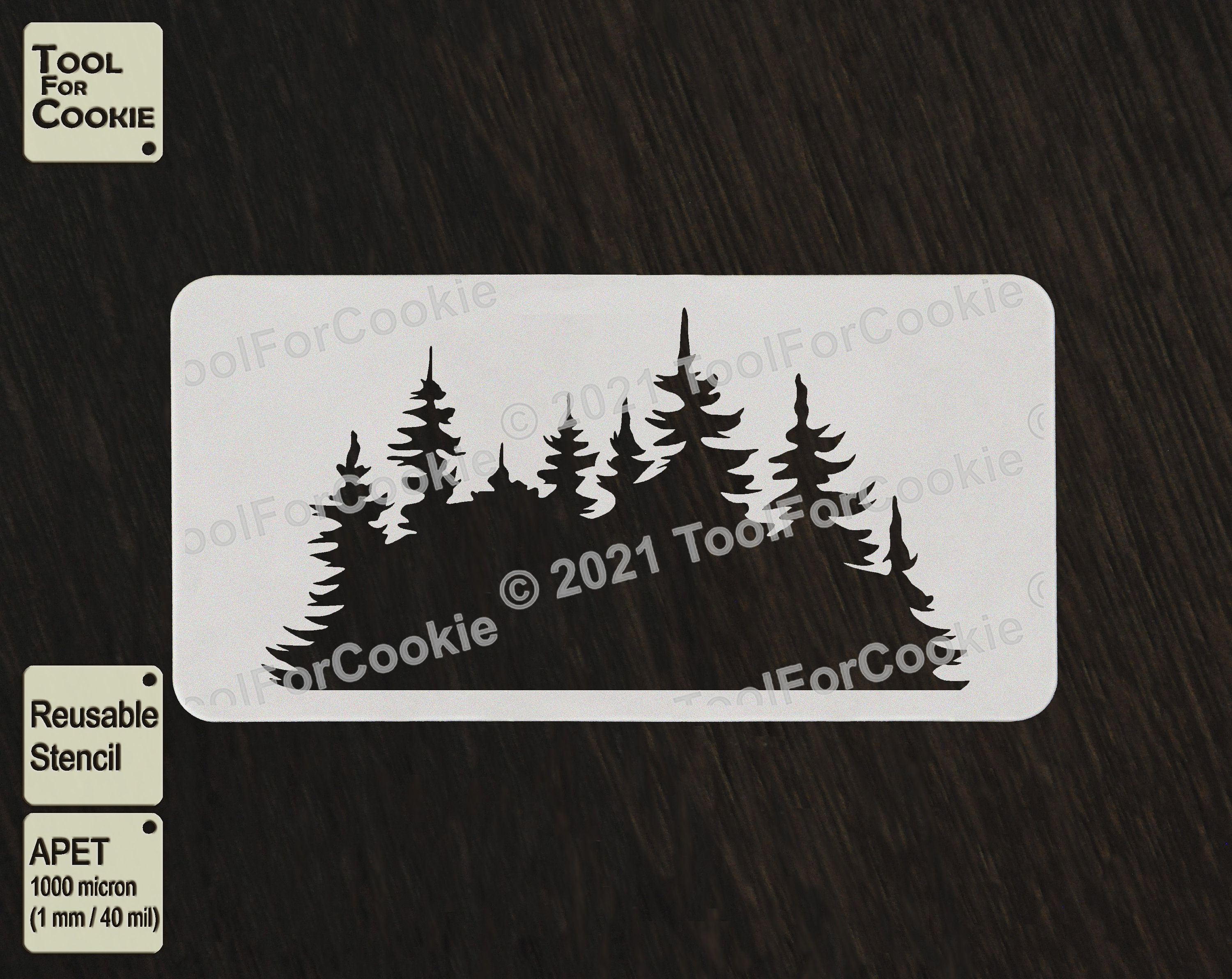 Tree Stencil, Forest Stencil - Etsy