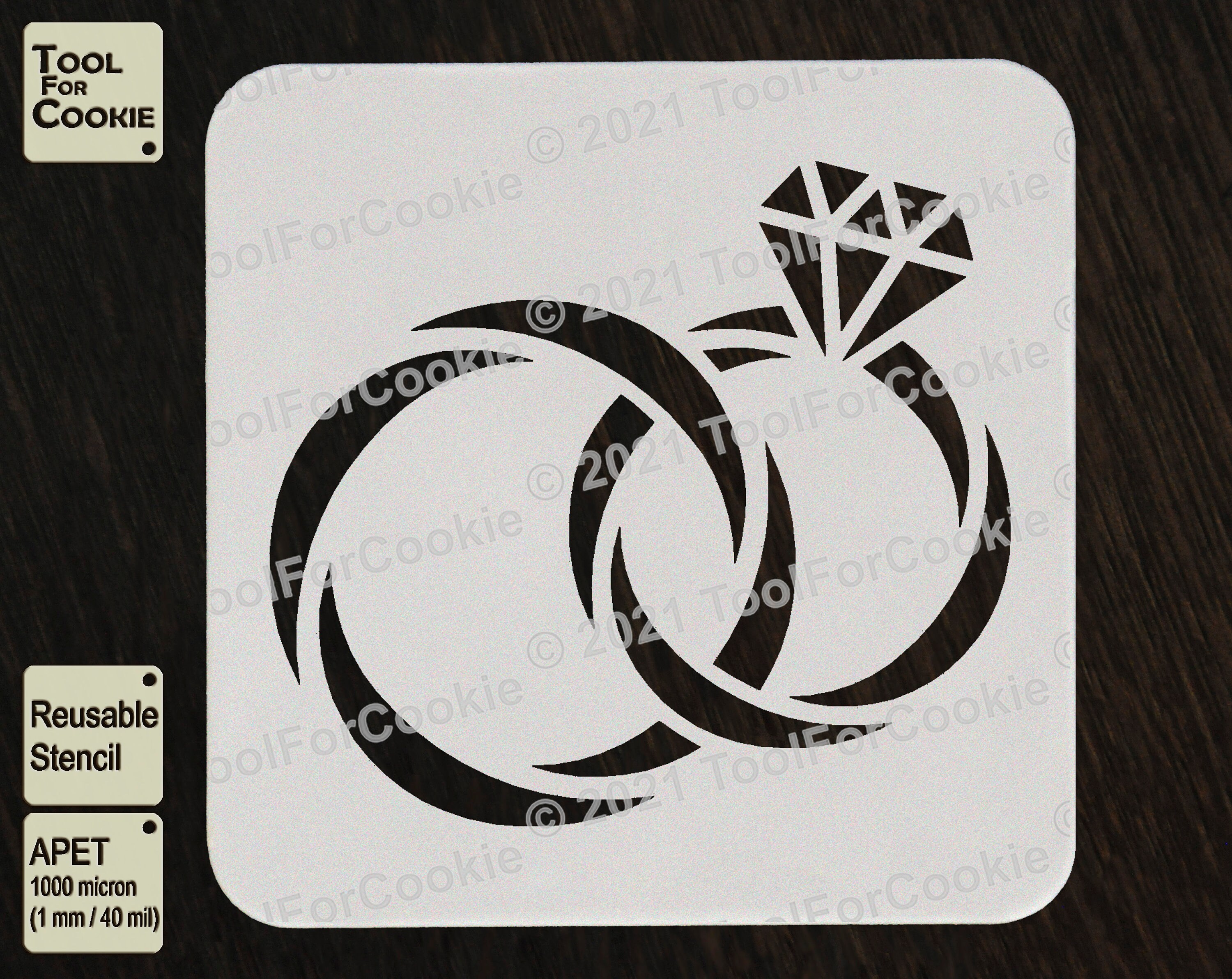 Wedding Ring Stencil