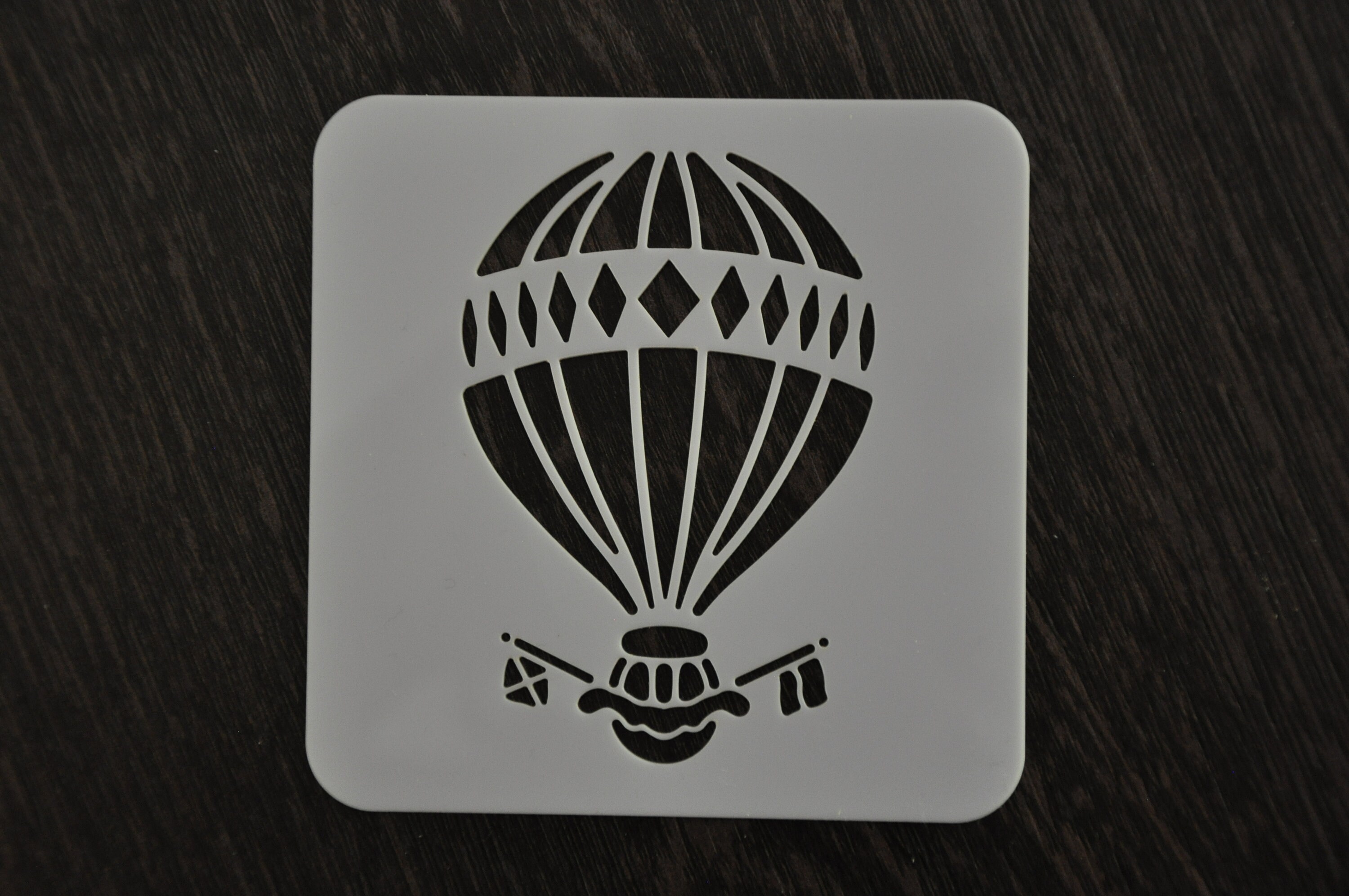 Balloon Stencil, Hot Air Balloon Custom Stencil, Any Font, Any Design ...