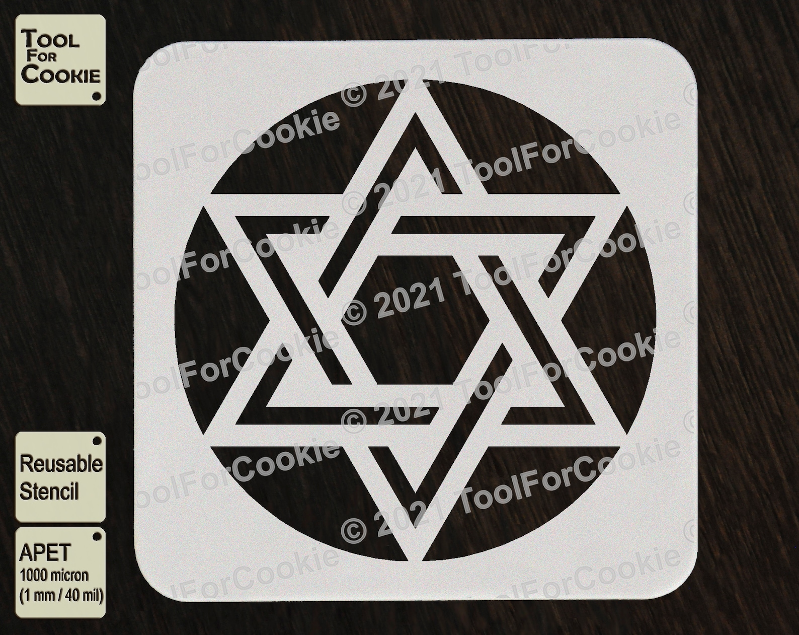 Star of David Stencil - Etsy