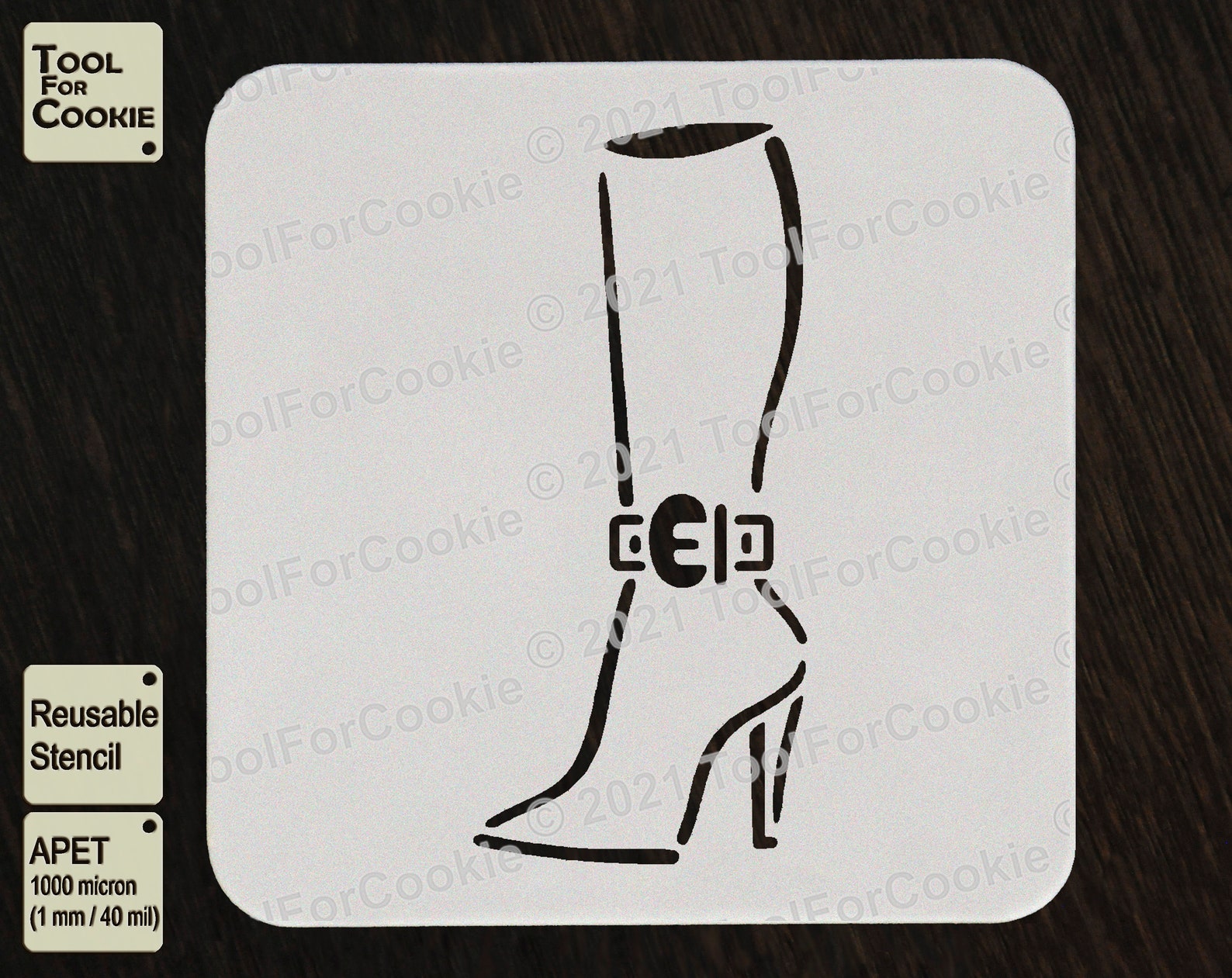 High Heels Stencil Women's Shoes Stencil - Etsy