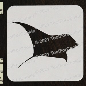 Devil Fish Stencil, Devil Ray Stencil - Etsy