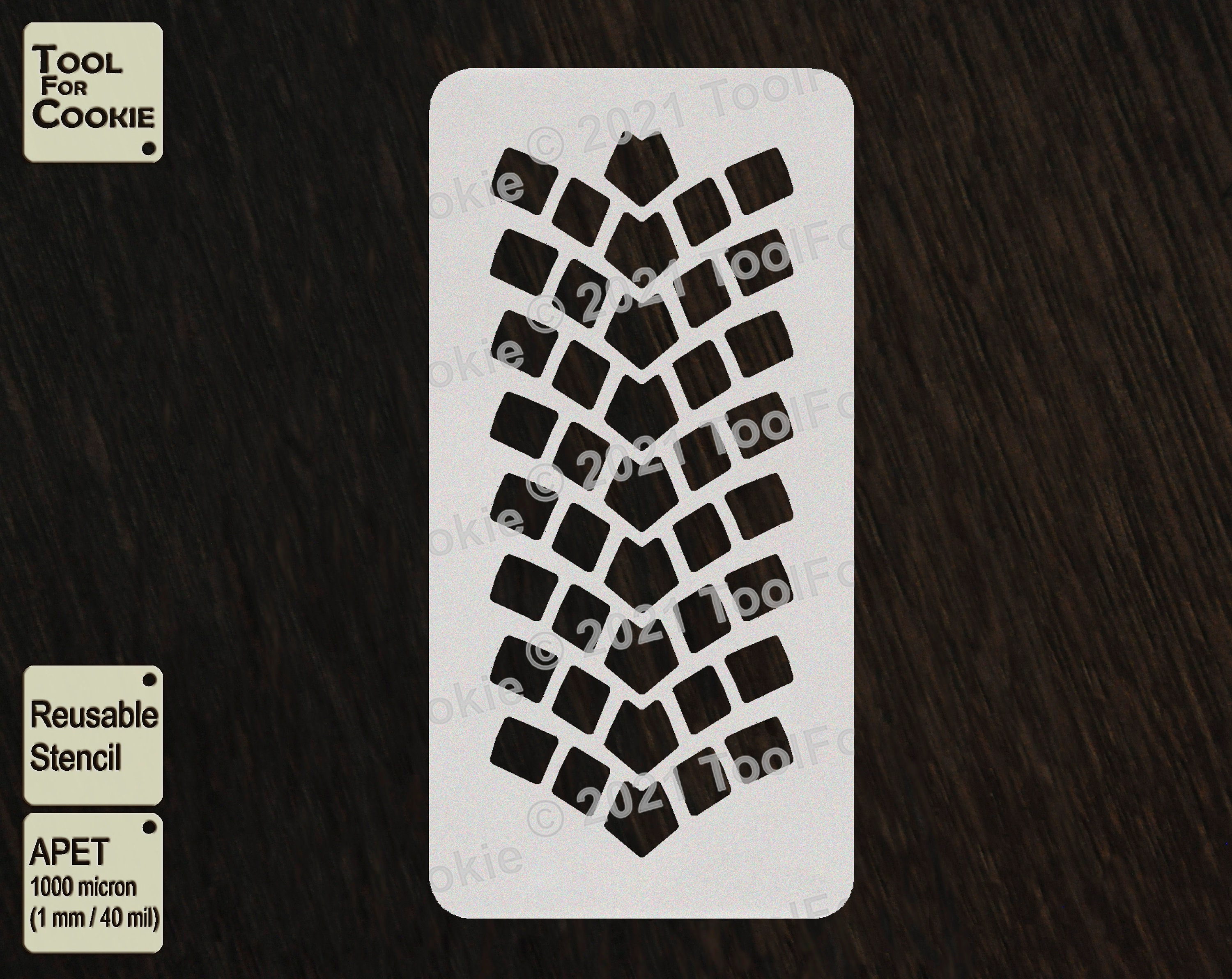 Tire Track Stencil - Etsy