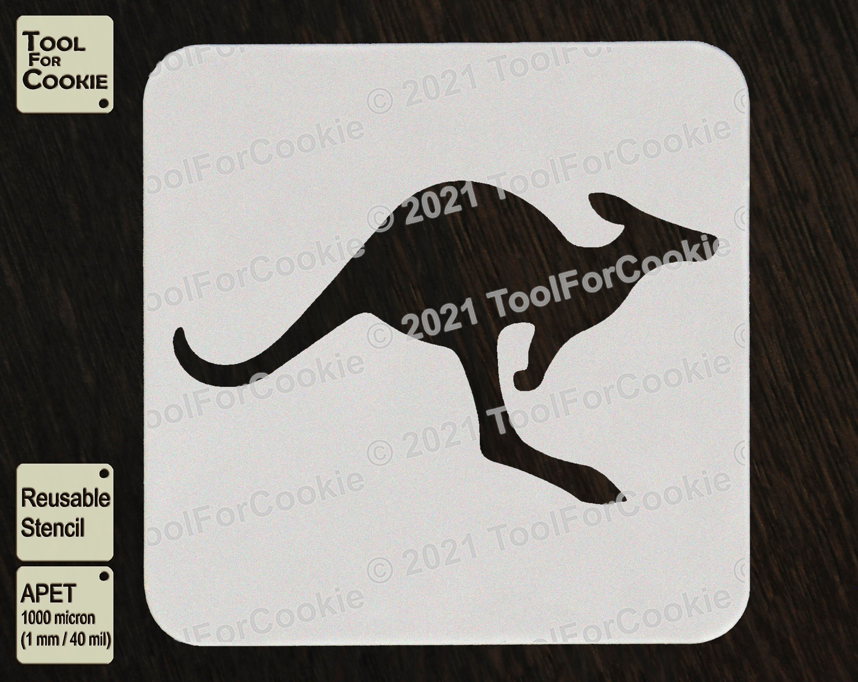 Kangaroo Stencil Custom Stencil Any Font Any Design Any - Etsy