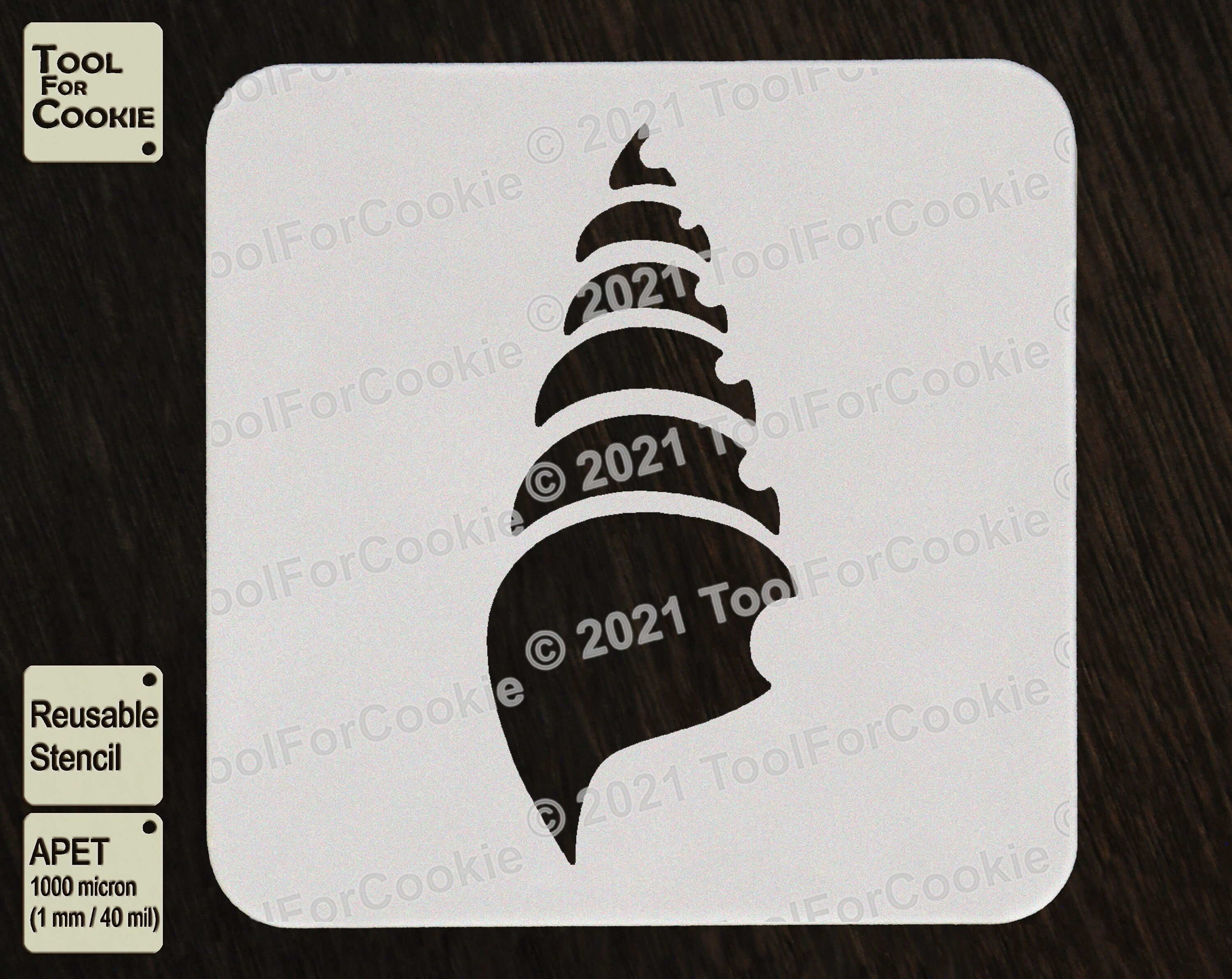 Shell Stencil, Custom Stencil, Any Font, Any Design, Any Size, Stencils ...