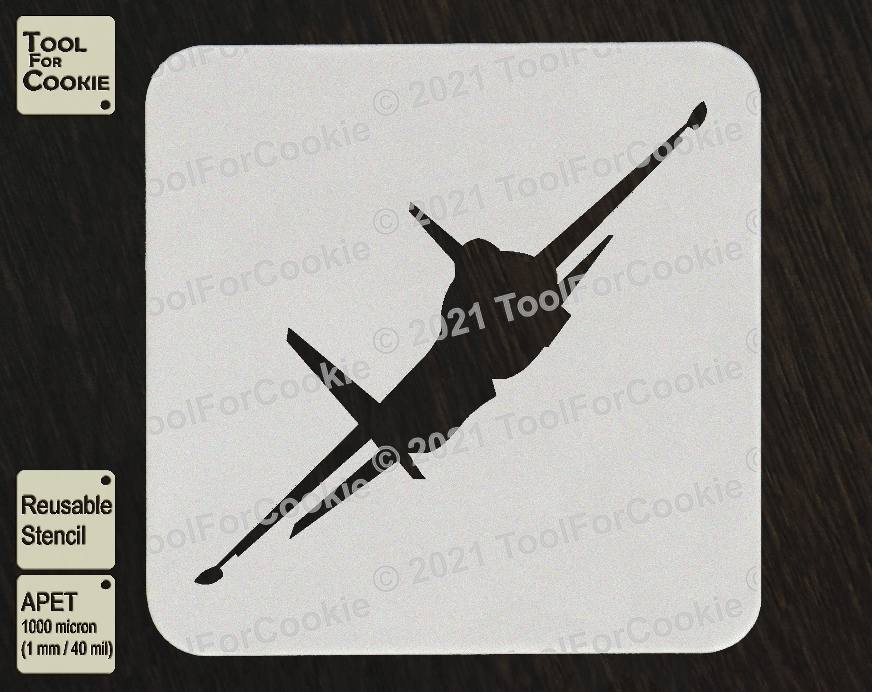 Jet Fighter Stencil - Etsy