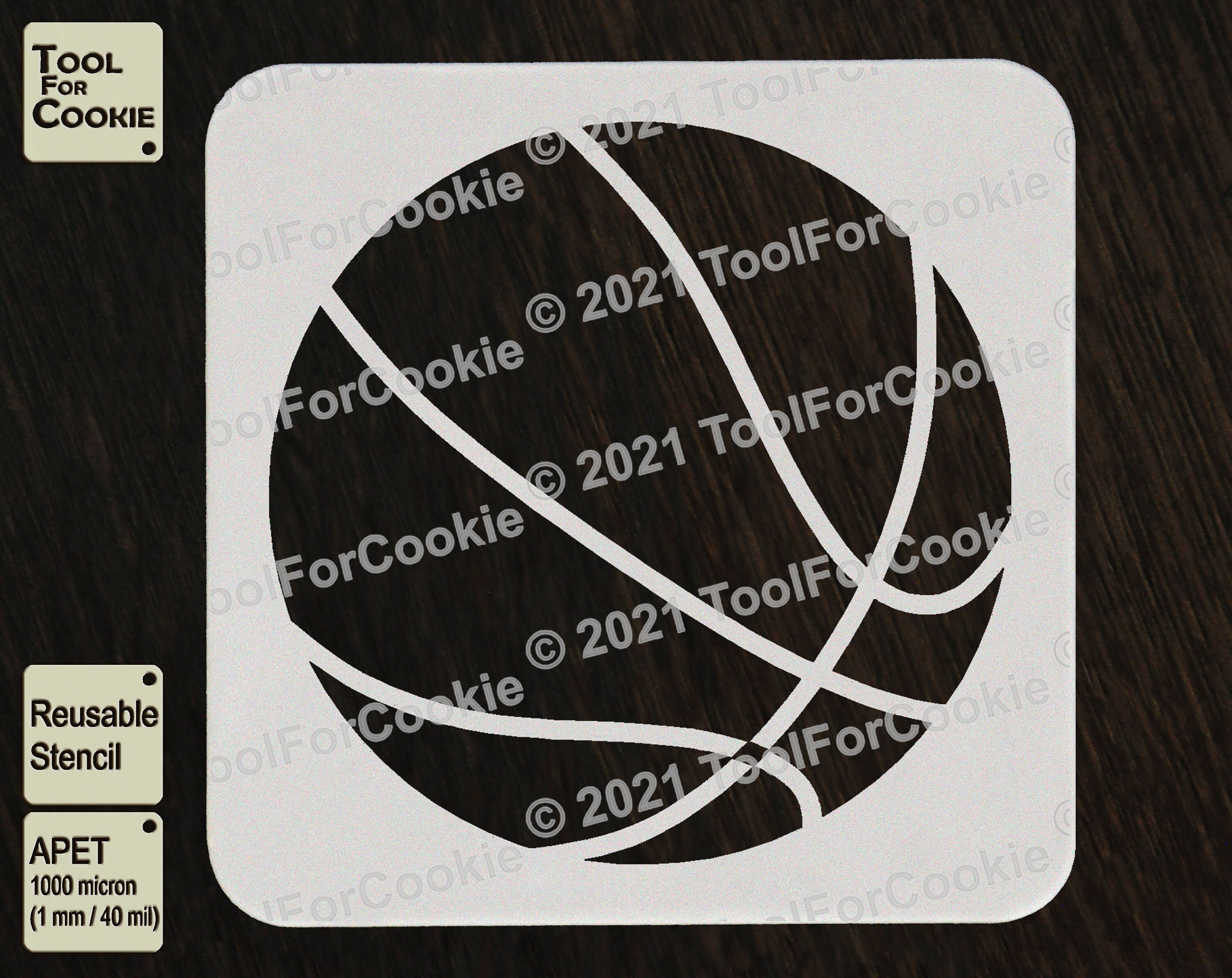 Basketball Stencil Ball Stencil | Etsy
