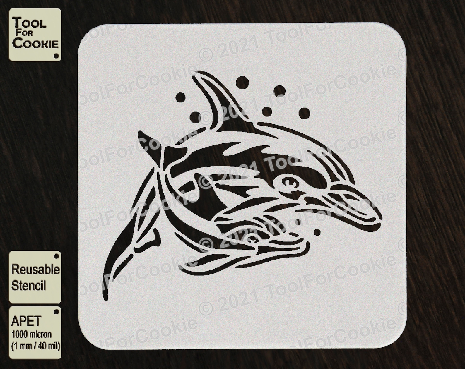 Dolphin Stencil Animal Stencil Fish Stencil Custom Stencil - Etsy