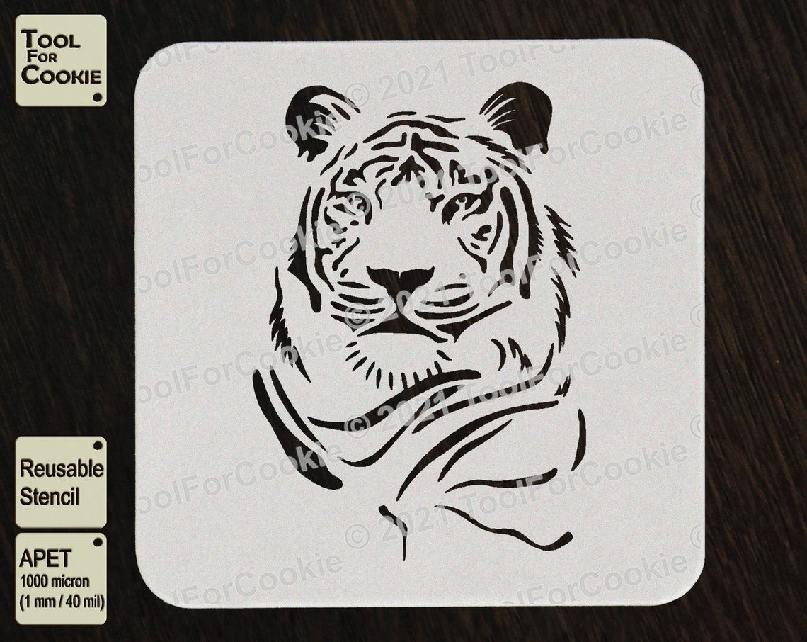 Tiger Stencil, Custom Stencil, Any Font, Any Design, Any Size, Stencils ...