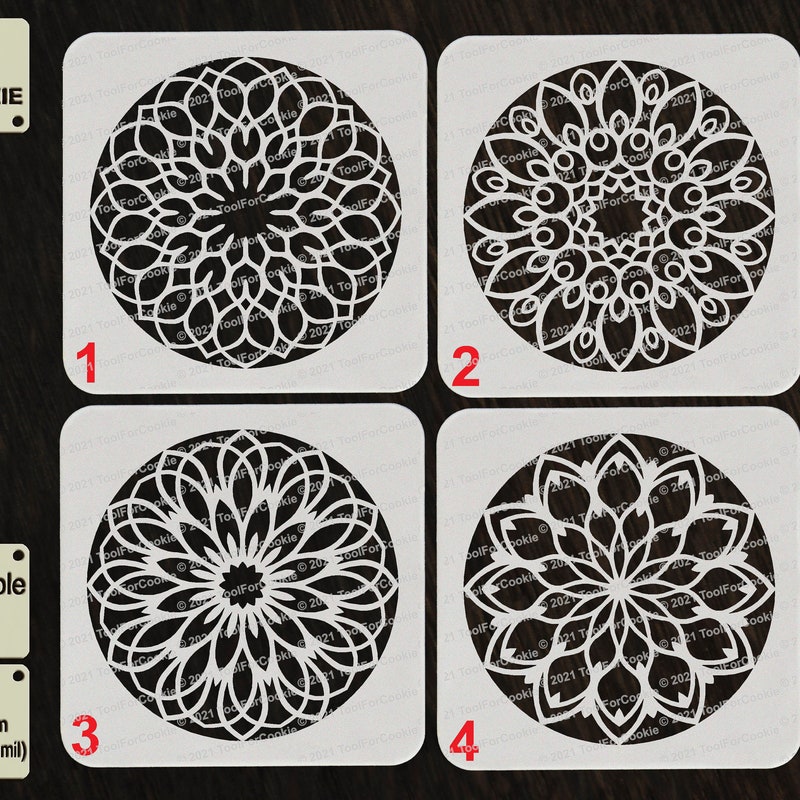 Plastic Mandala Stencils - Etsy