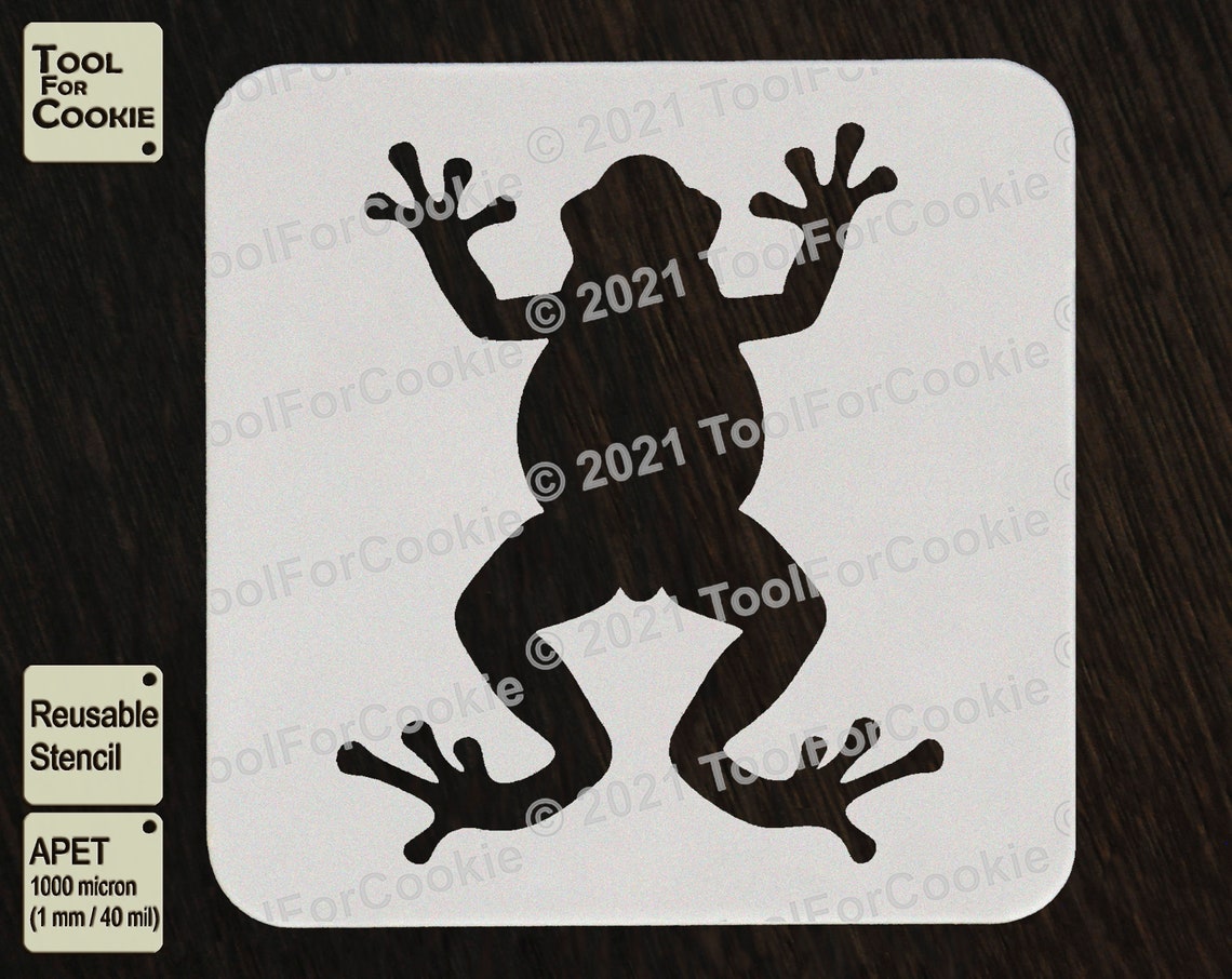 Frog Stencil - Etsy