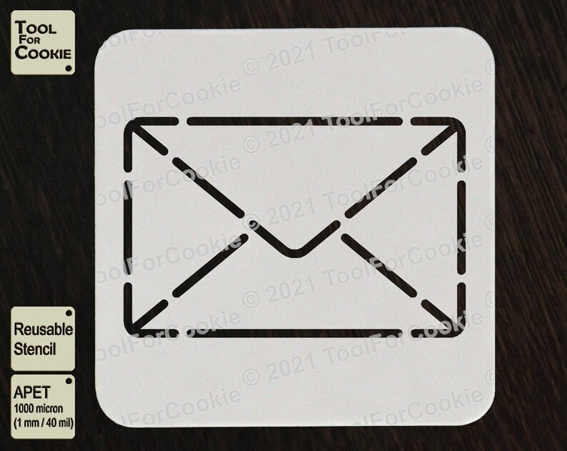 Mail Letter Stencil - Etsy