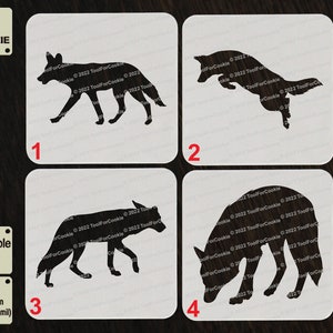 Coyote Stencil, Wolf Stencil - Etsy