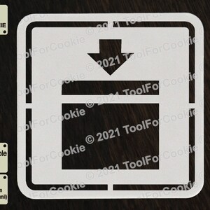 Packaging Symbols Stencil - Clamp Here, Flamable, Stacking Limitation ...
