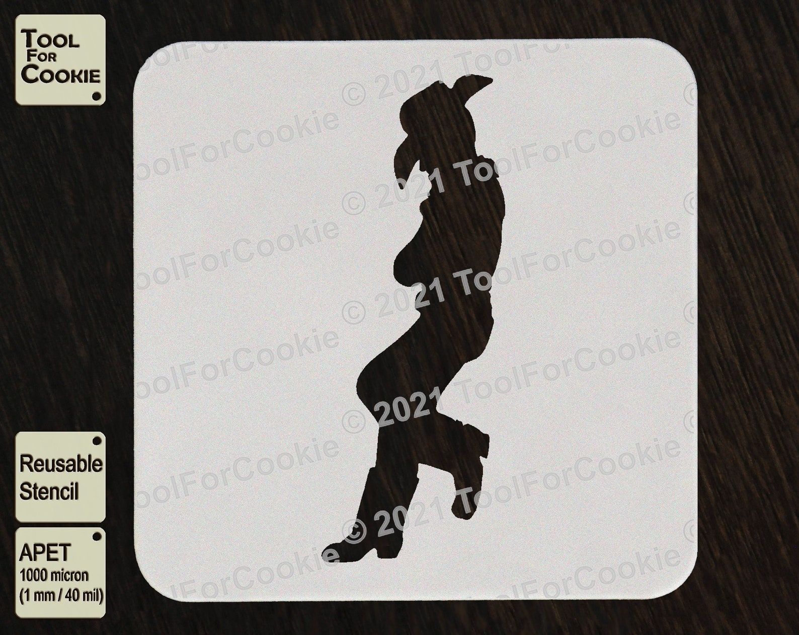 Cowboy Stencil | Etsy