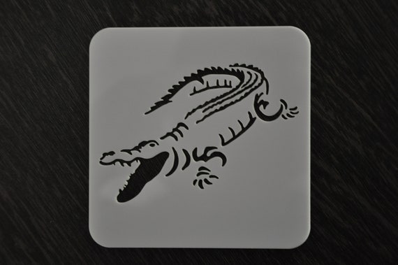 Alligator Wall Stencil