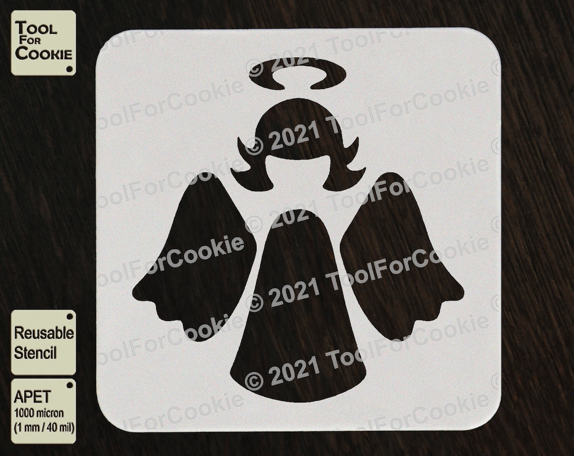 Angel Stencil - Etsy