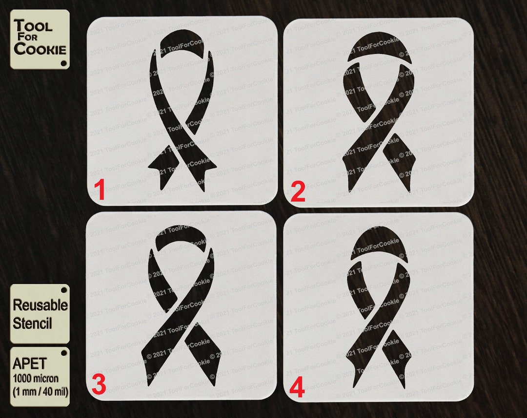 Ribbon Stencil - Etsy