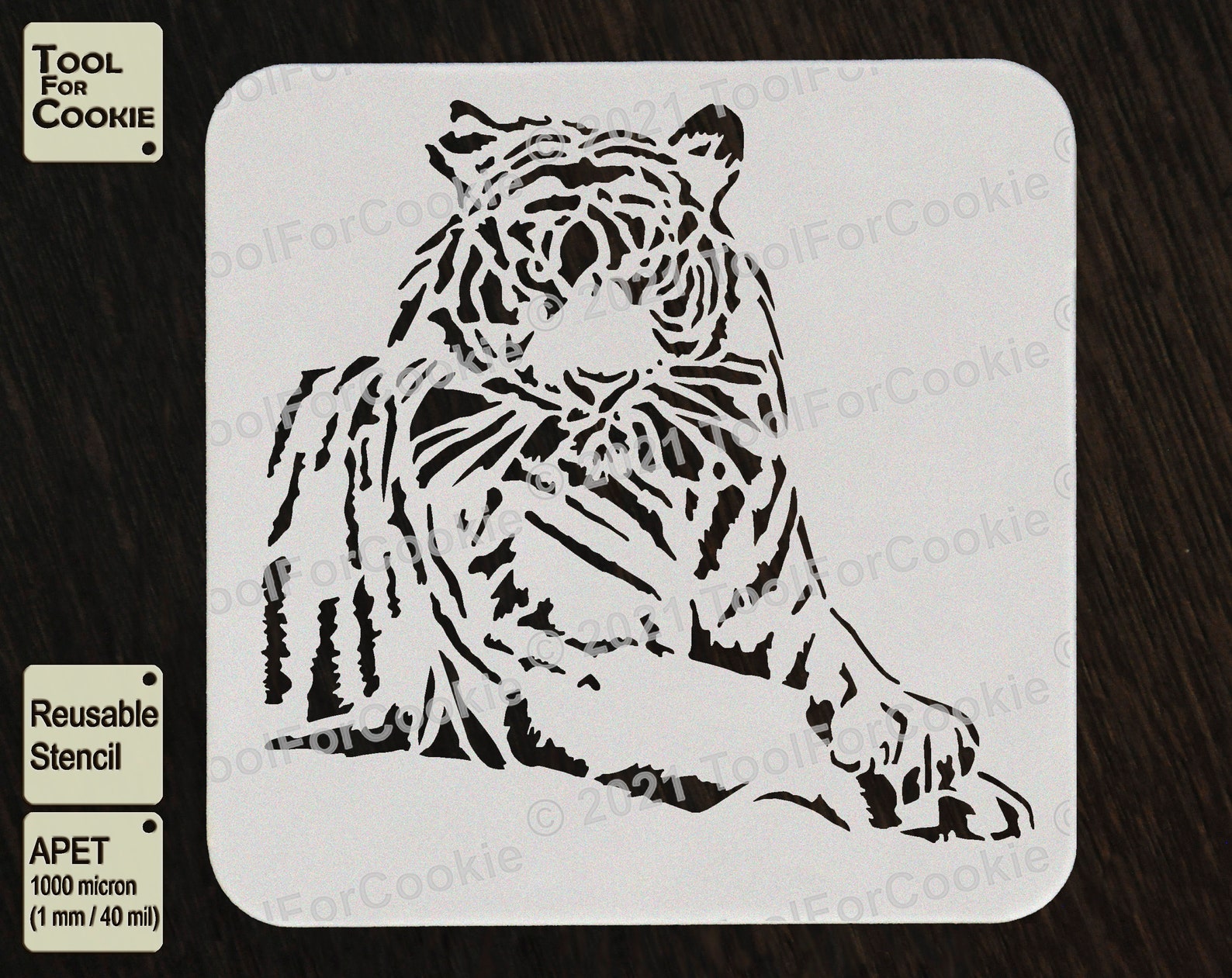 Tiger Stencil, Custom Stencils, Any Font, Any Design, Any Size - Etsy