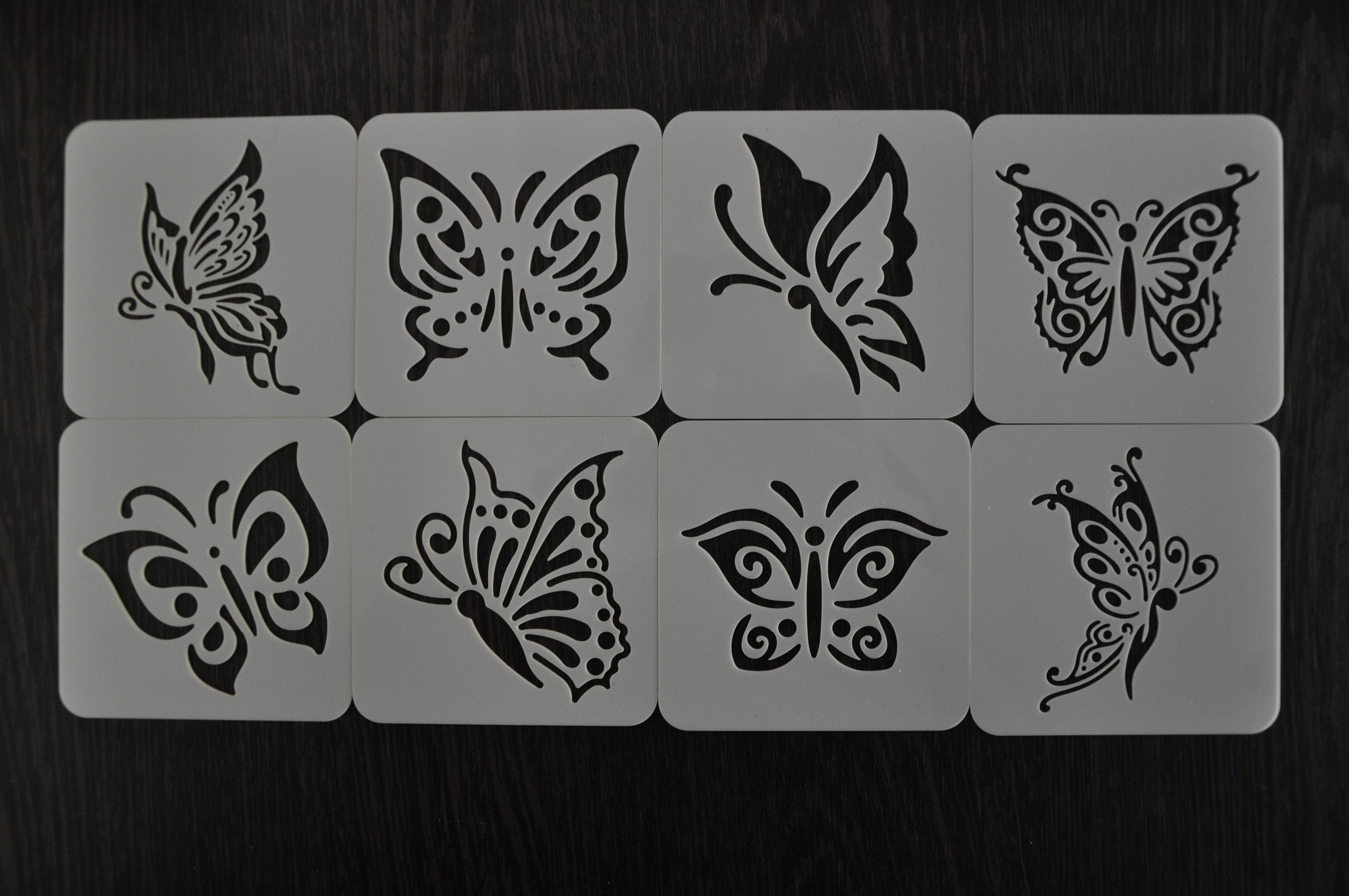 Butterfly Stencil, Custom Stencil, Any Font, Any Design, Any Size ...
