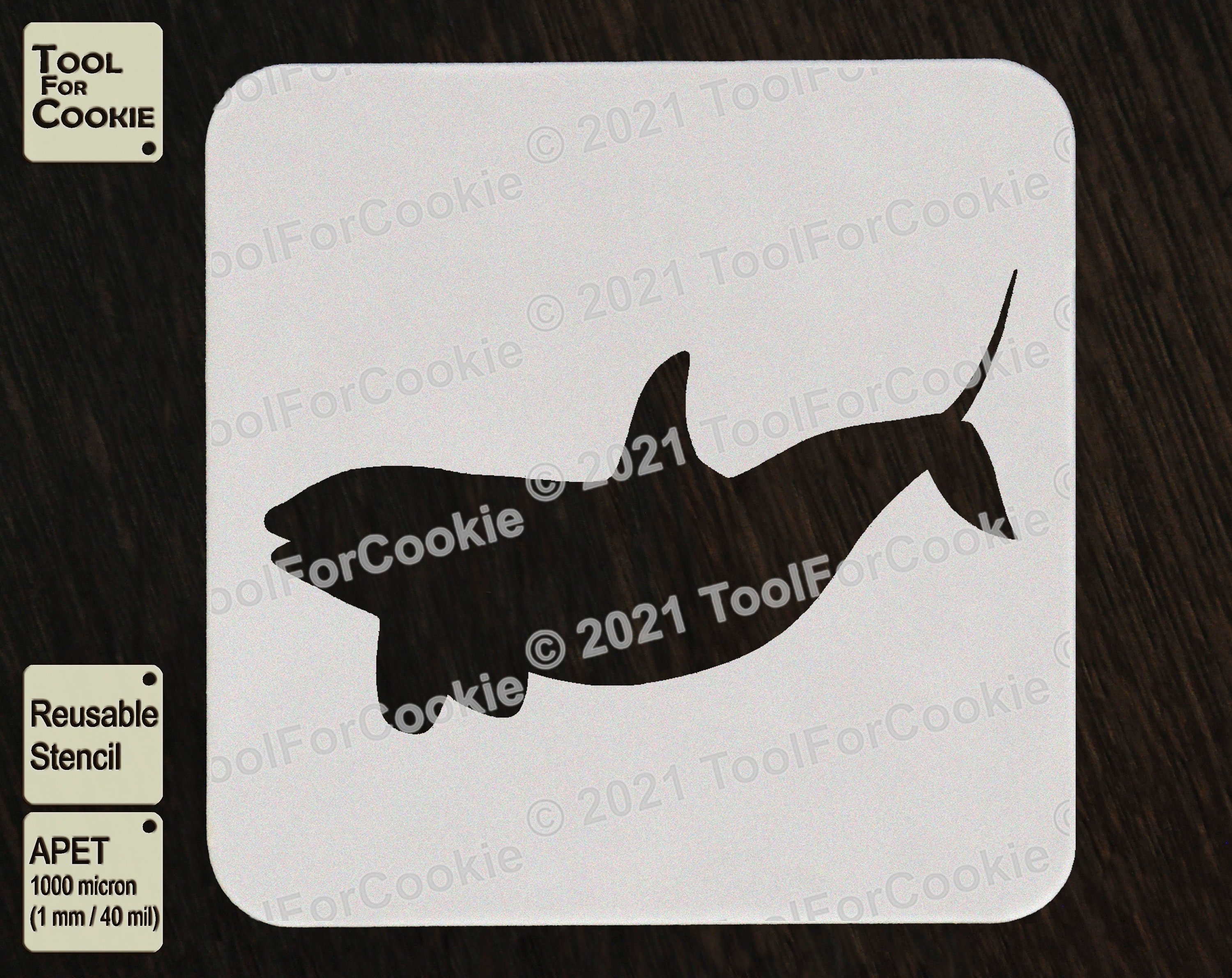 Orca Stencil Whale Killer Stencil - Etsy