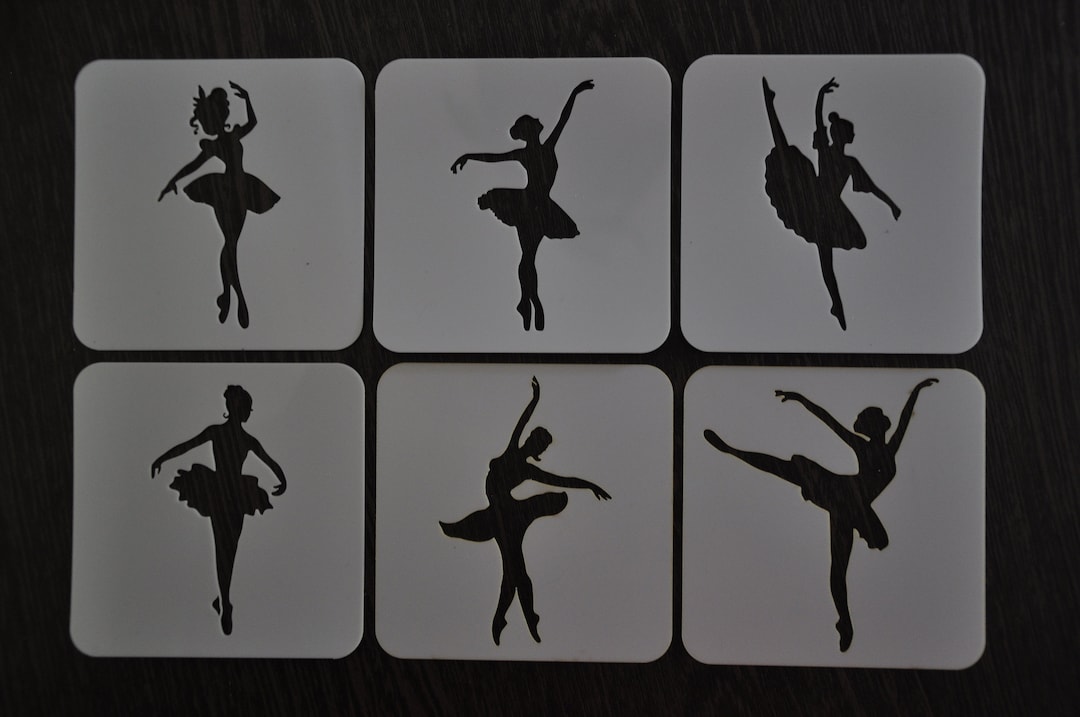 Ballerina Stencil, Ballet Stencil, Custom Stencil, Any Font, Any Design ...